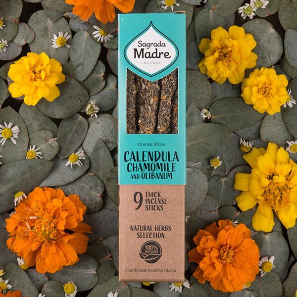 HERB INCENSE SAGRADA MADRE CALENDULA CHAMOMILE AND OLIBANUM 9PCE – The ...