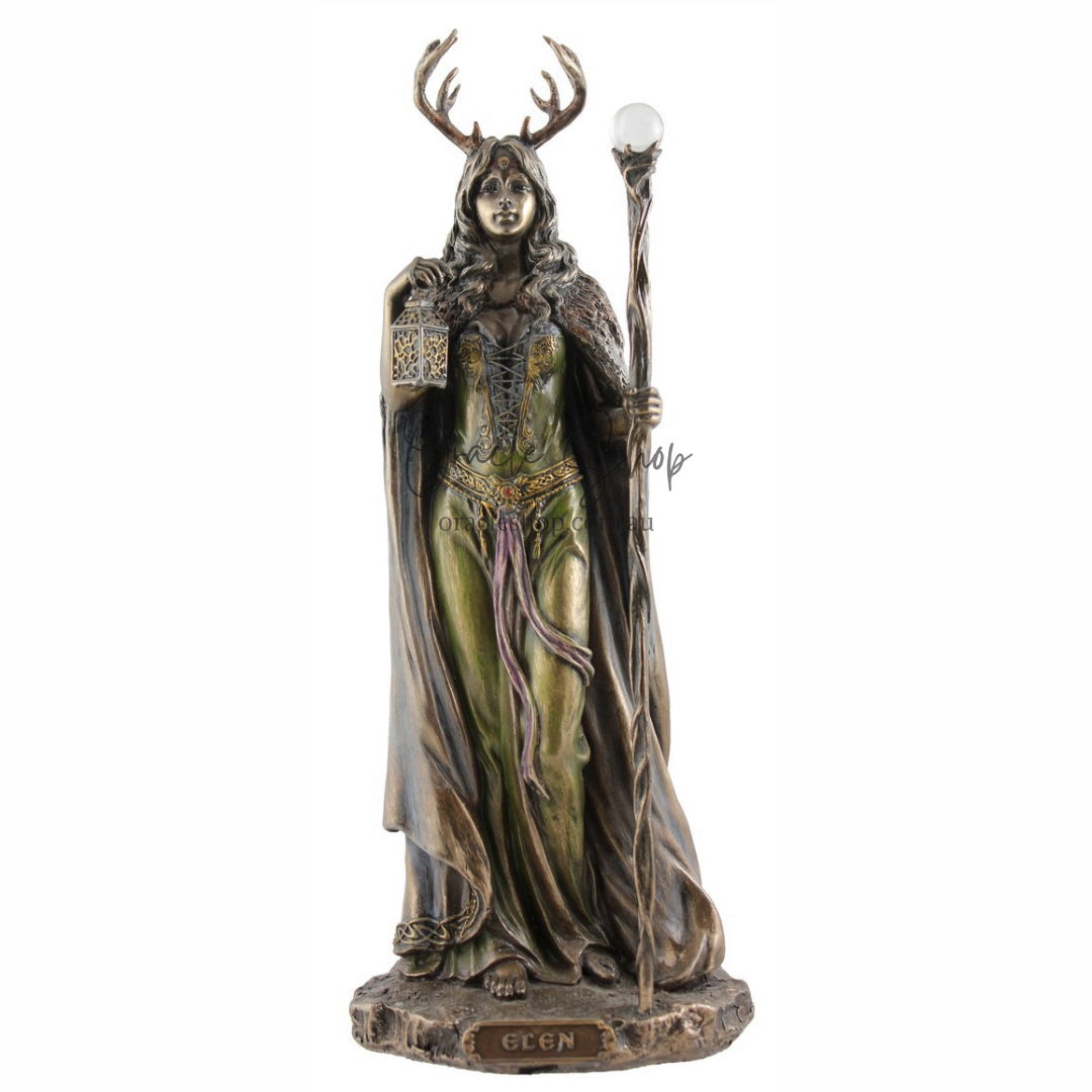 Elen of the Ways Bronze Statue – The Oracle Shop