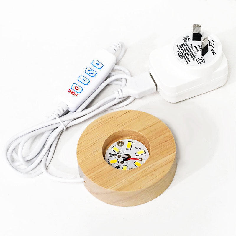 LED Light Crystal Display Base – Small – The Oracle Shop